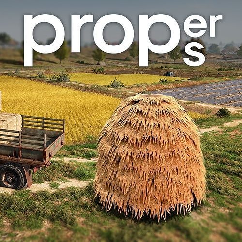 3D model Haystack Game-ready asset VR / AR / low-poly | CGTrader