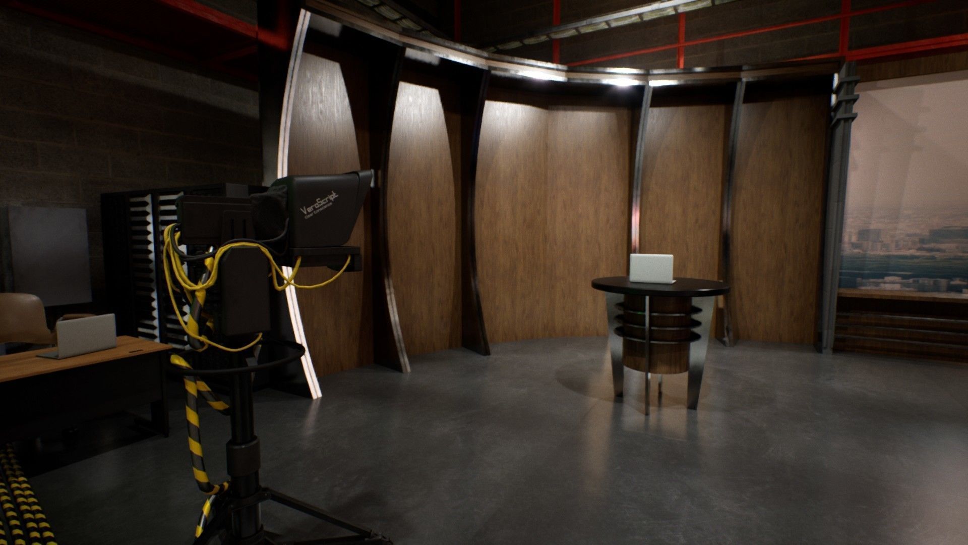3D model News Studio - Environment for VR - News - Reports or Backdrops ...