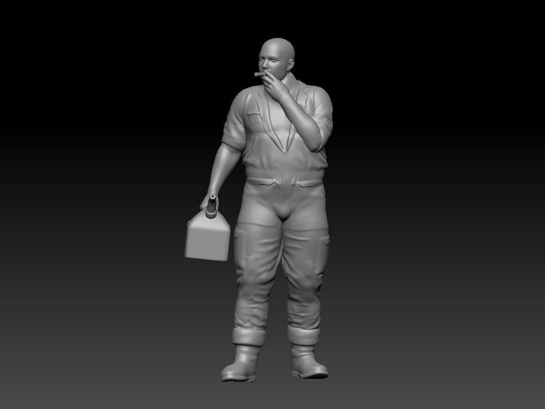 mechanic 3 3D model 3D printable | CGTrader