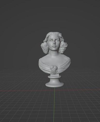 Hedy Lamarr 3D model 3D printable | CGTrader