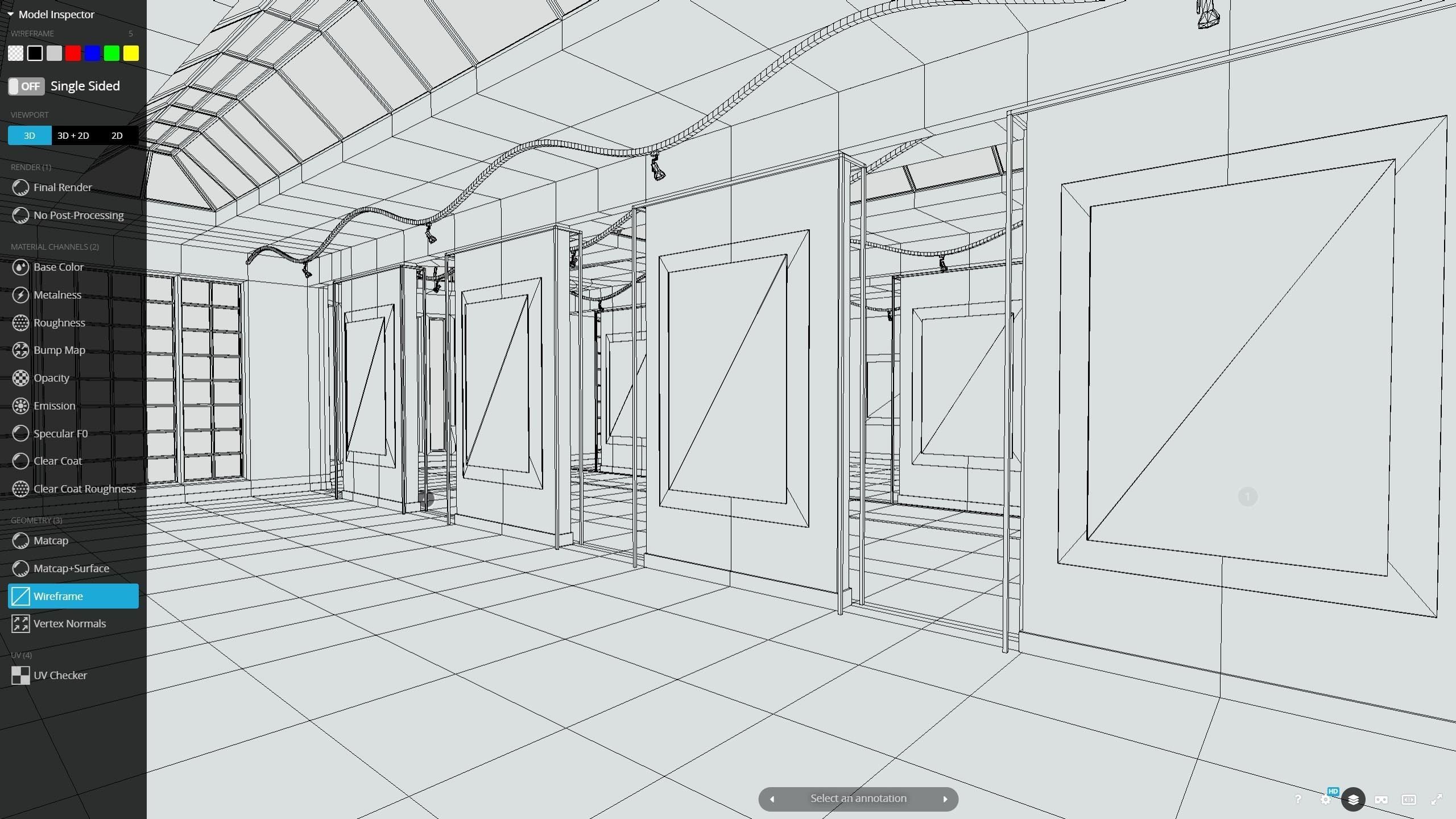 3D model My First VR Art Gallery - Remastered VR / AR / low-poly | CGTrader