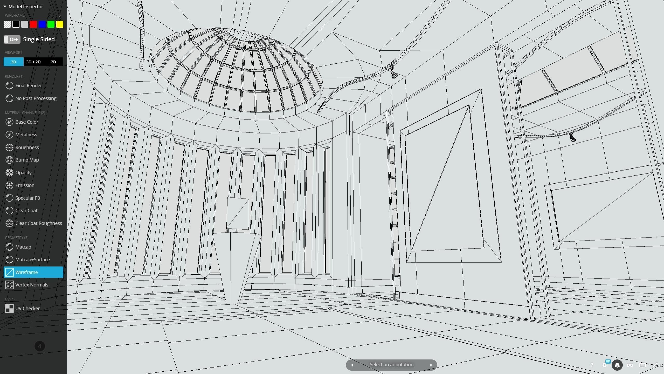 3D model My First VR Art Gallery - Remastered VR / AR / low-poly | CGTrader