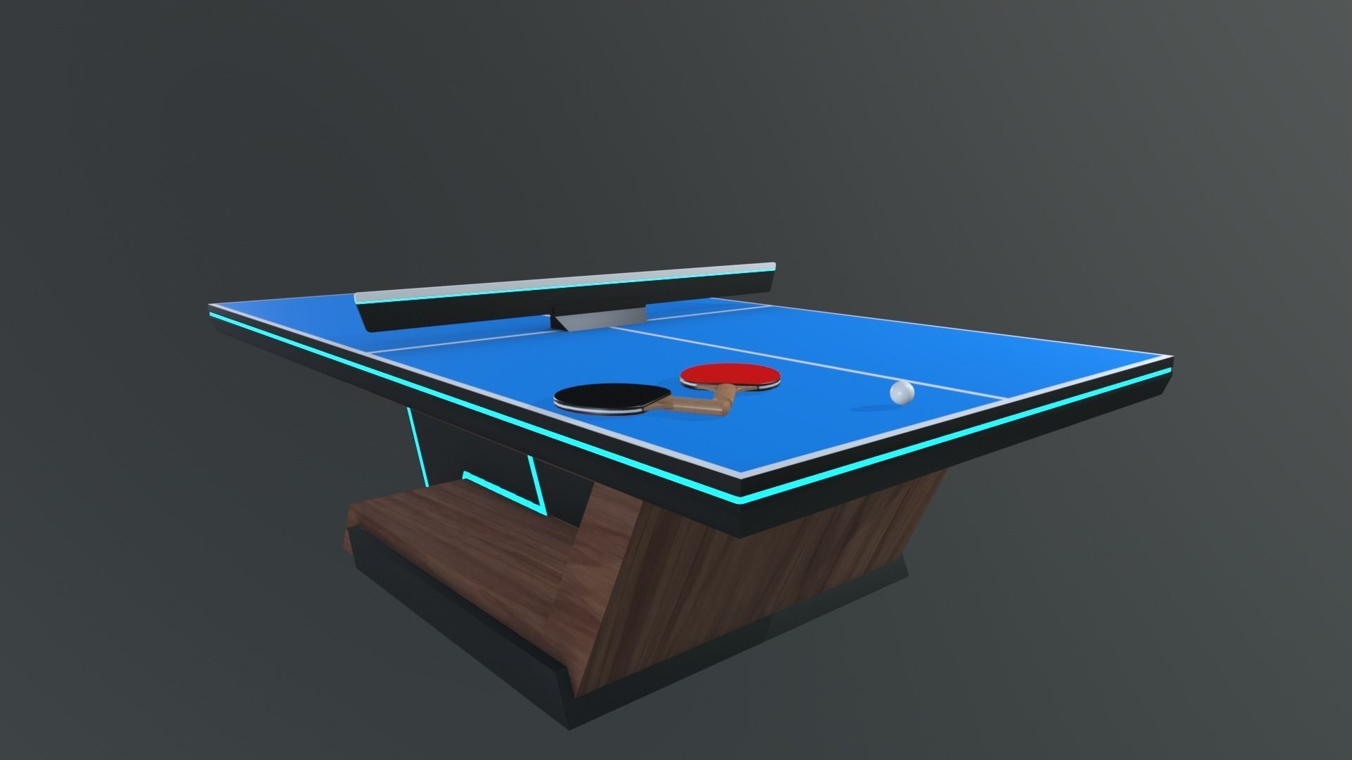 3D model Table Tennis Lowpoly VR / AR / low-poly | CGTrader