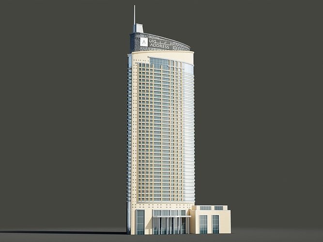 The Address Dubai Mall - Dubai 3D model | CGTrader