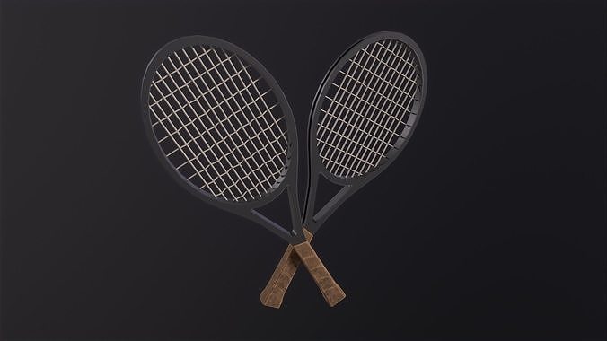 3D model Tennis Racquet 3D Model VR / AR / low-poly | CGTrader