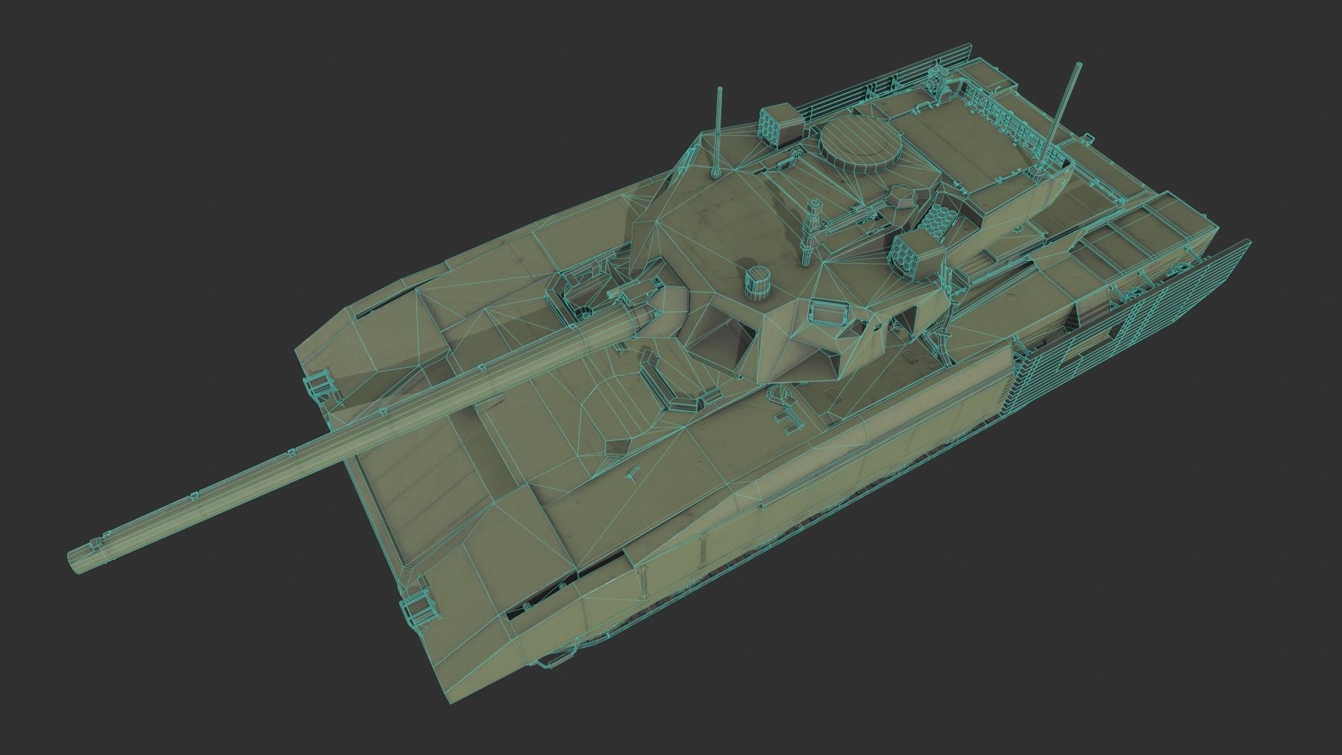 3D model T-14 Armata MBT VR / AR / low-poly | CGTrader