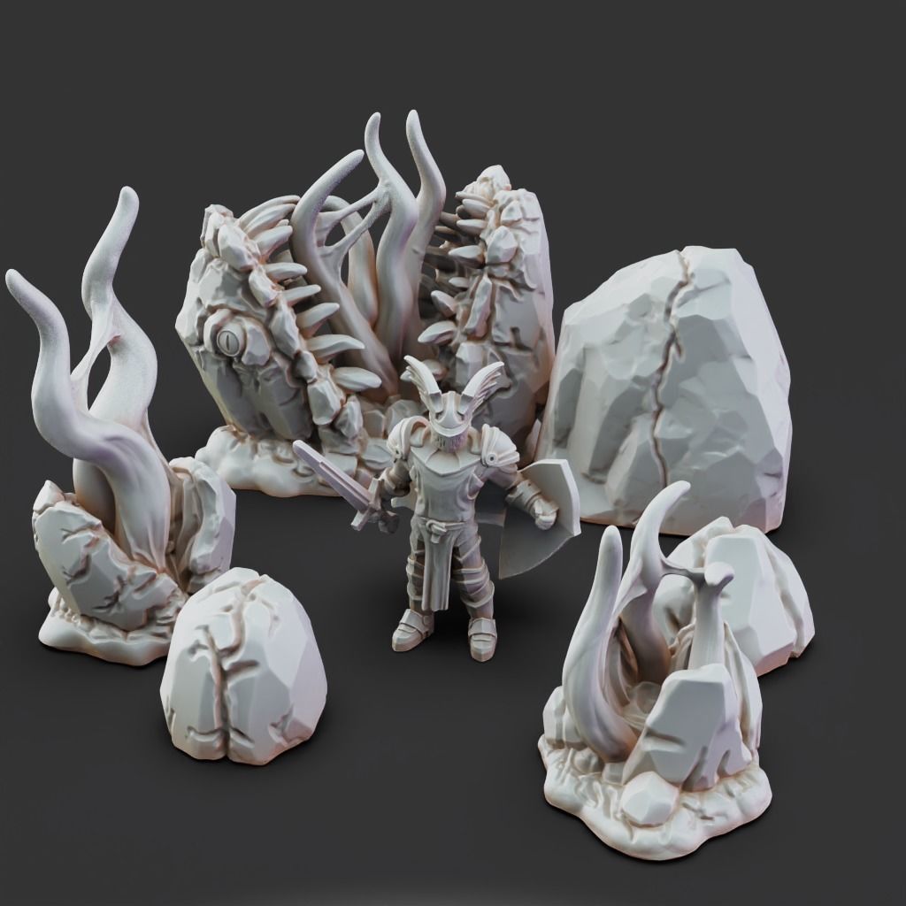 Rock Mimic - 3D Printable TTRPG - PRESUPPORTED - 32mm Scale 3D model 3D ...