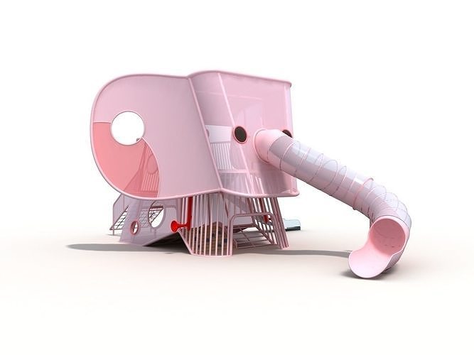 Elephant Playground 3D model | CGTrader