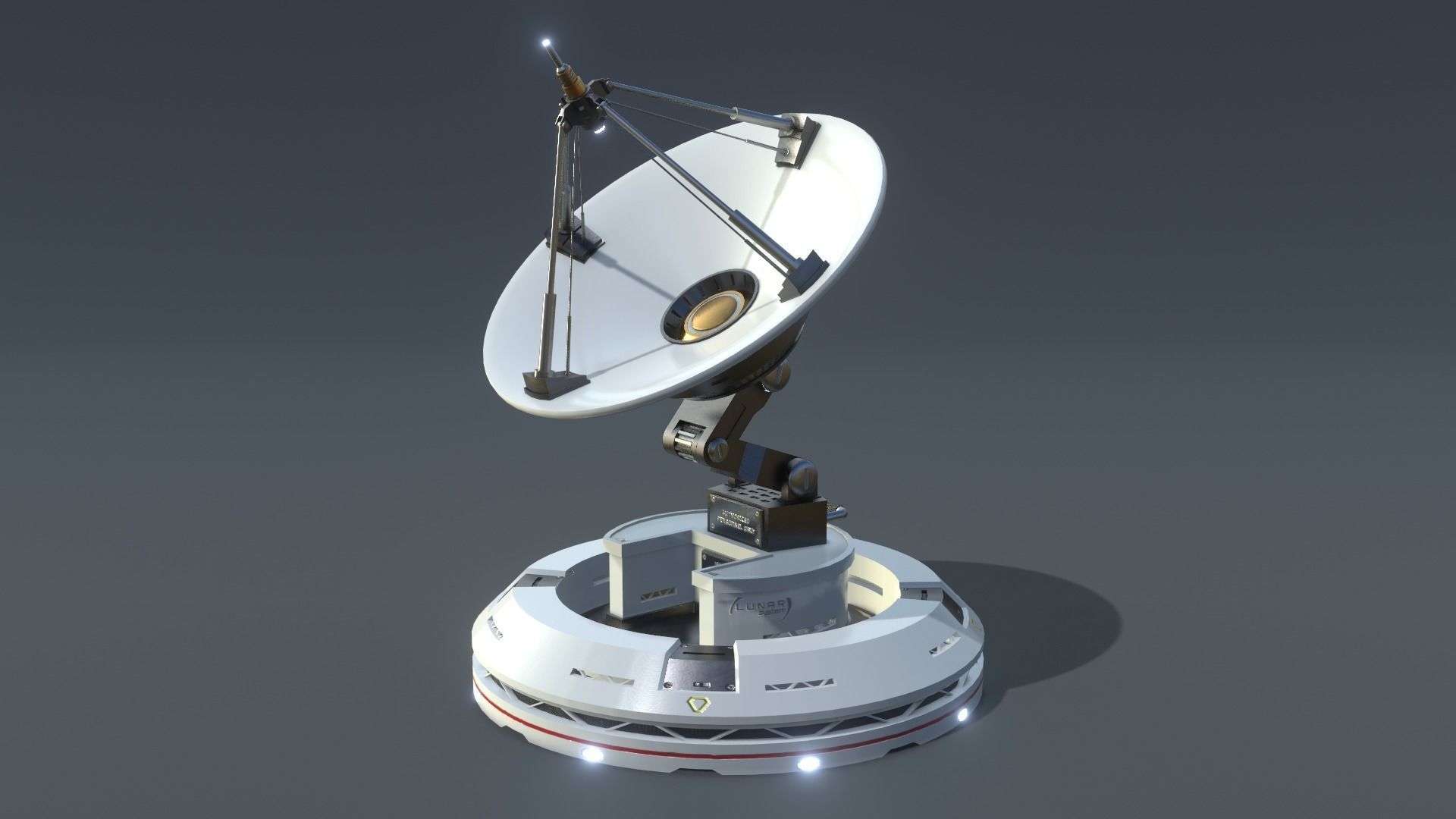 3D model Satellite Dish VR / AR / low-poly | CGTrader