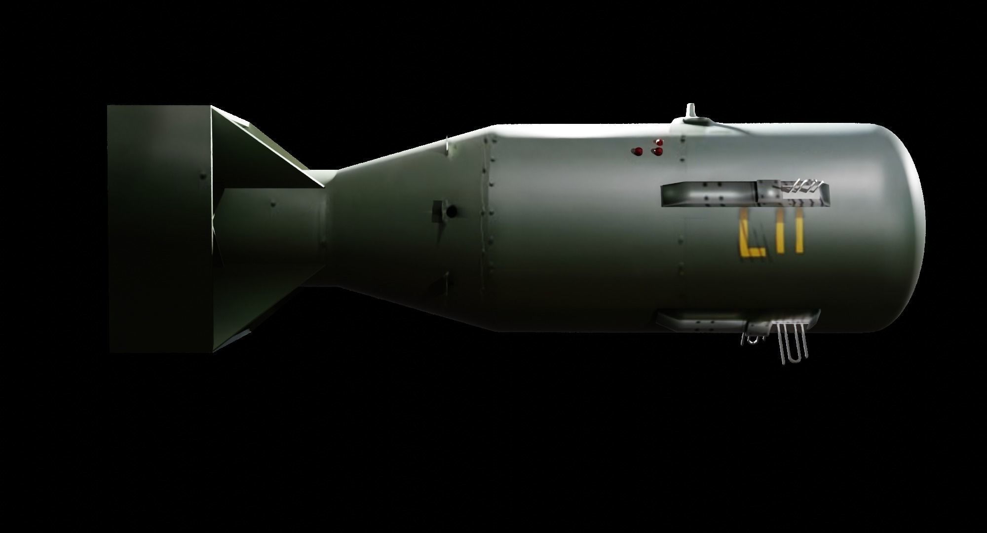 3D model Little Boy Atomic Bomb VR / AR / low-poly | CGTrader