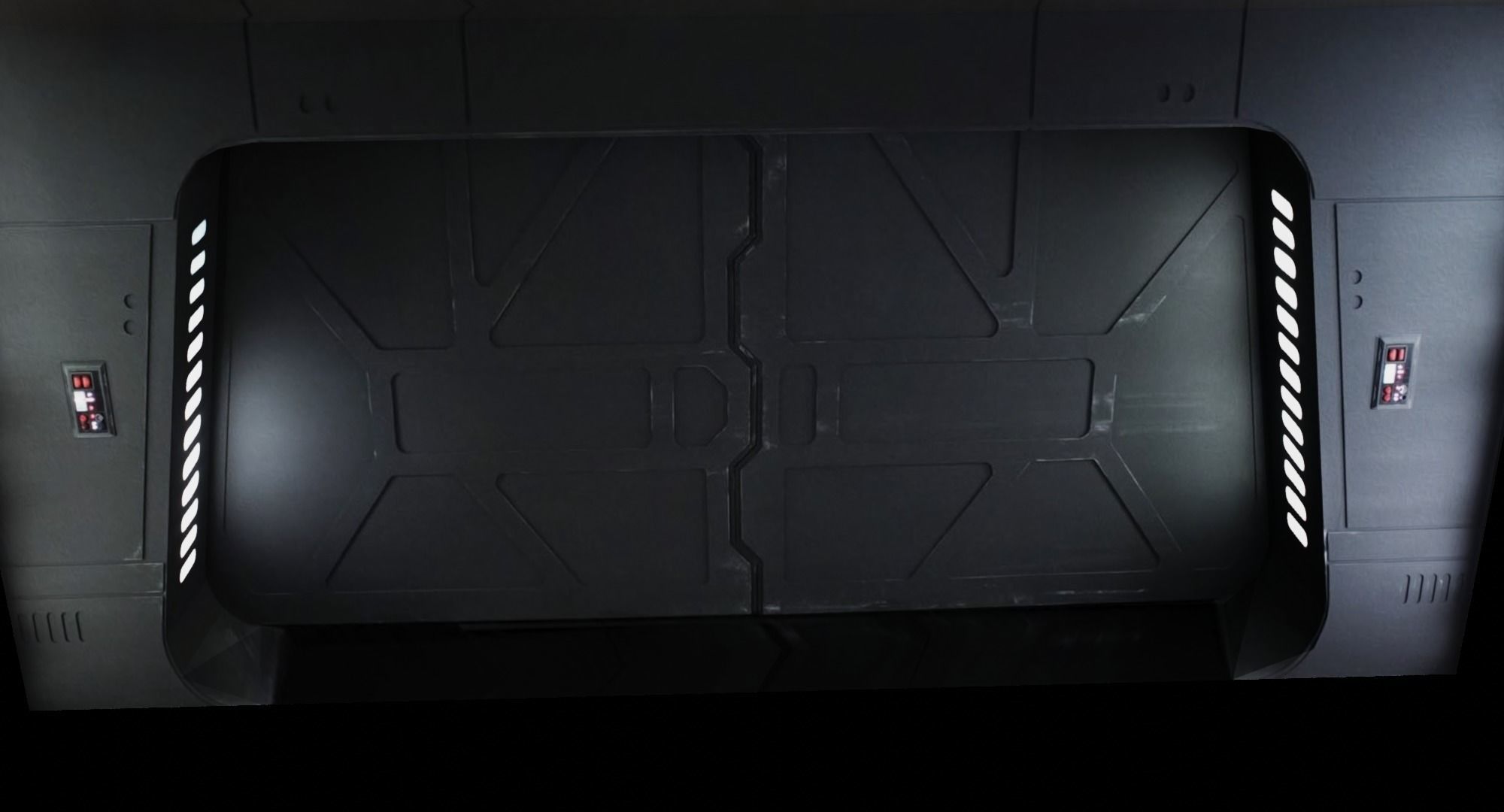 3D model Star Wars Imperial Door VR / AR / low-poly | CGTrader