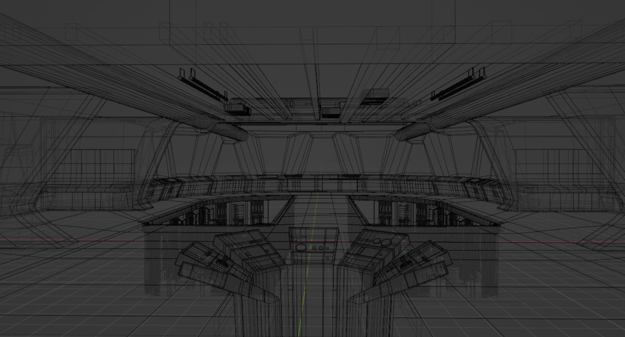 3D model Star Destroyer Bridge - Star Wars VR / AR / low-poly | CGTrader