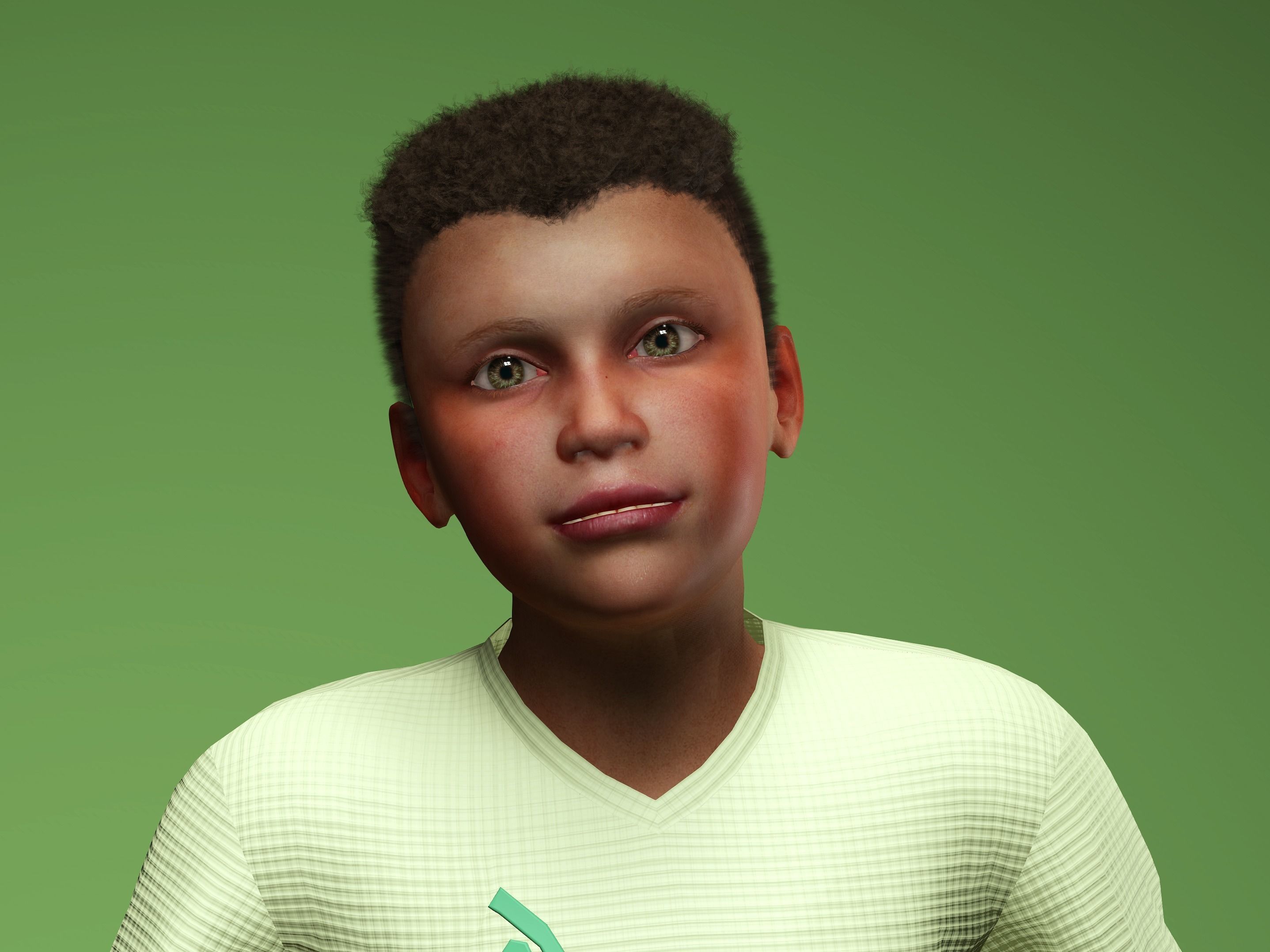 3D model Amari Jr- Child Character VR / AR / low-poly | CGTrader