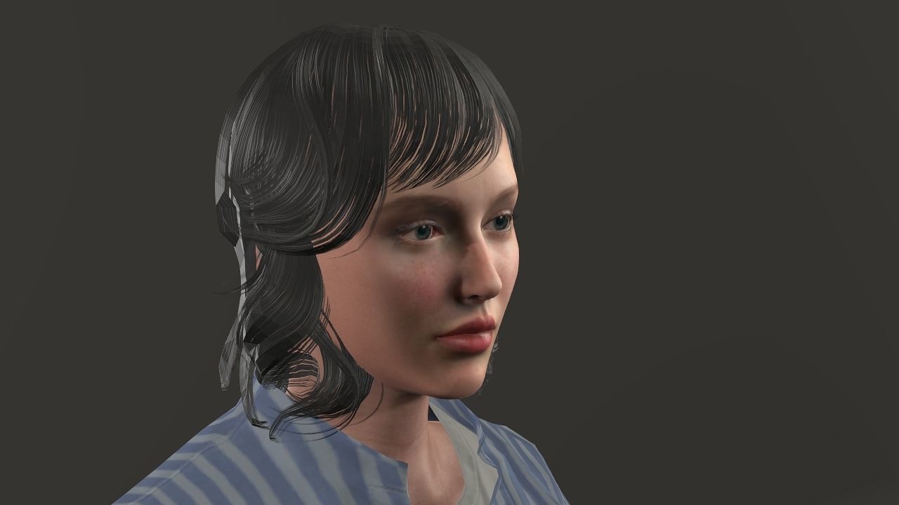 3D model Realistic Female Claire Winston VR / AR / low-poly | CGTrader