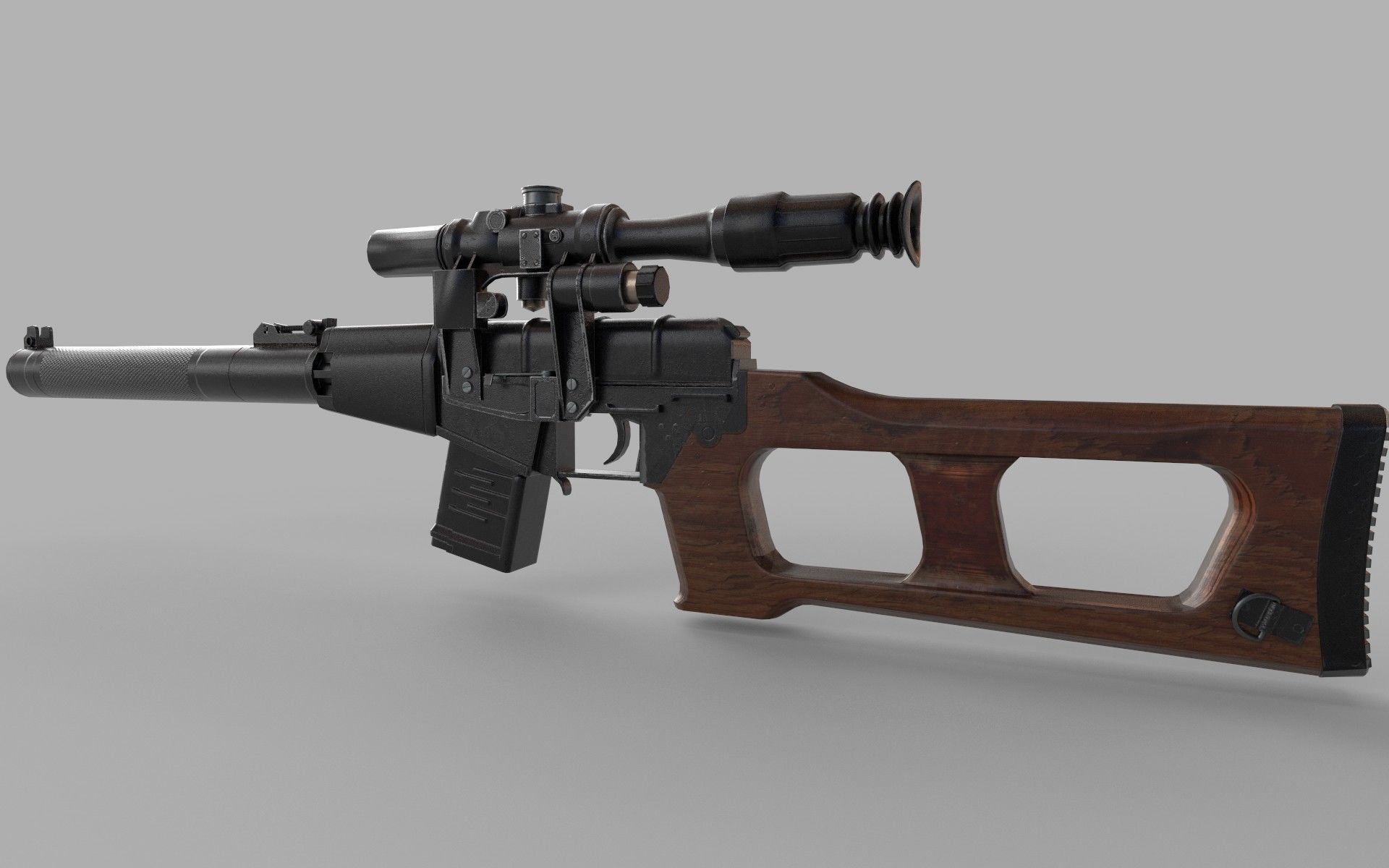 3D model VSS Vintorez Rifle VR / AR / low-poly | CGTrader