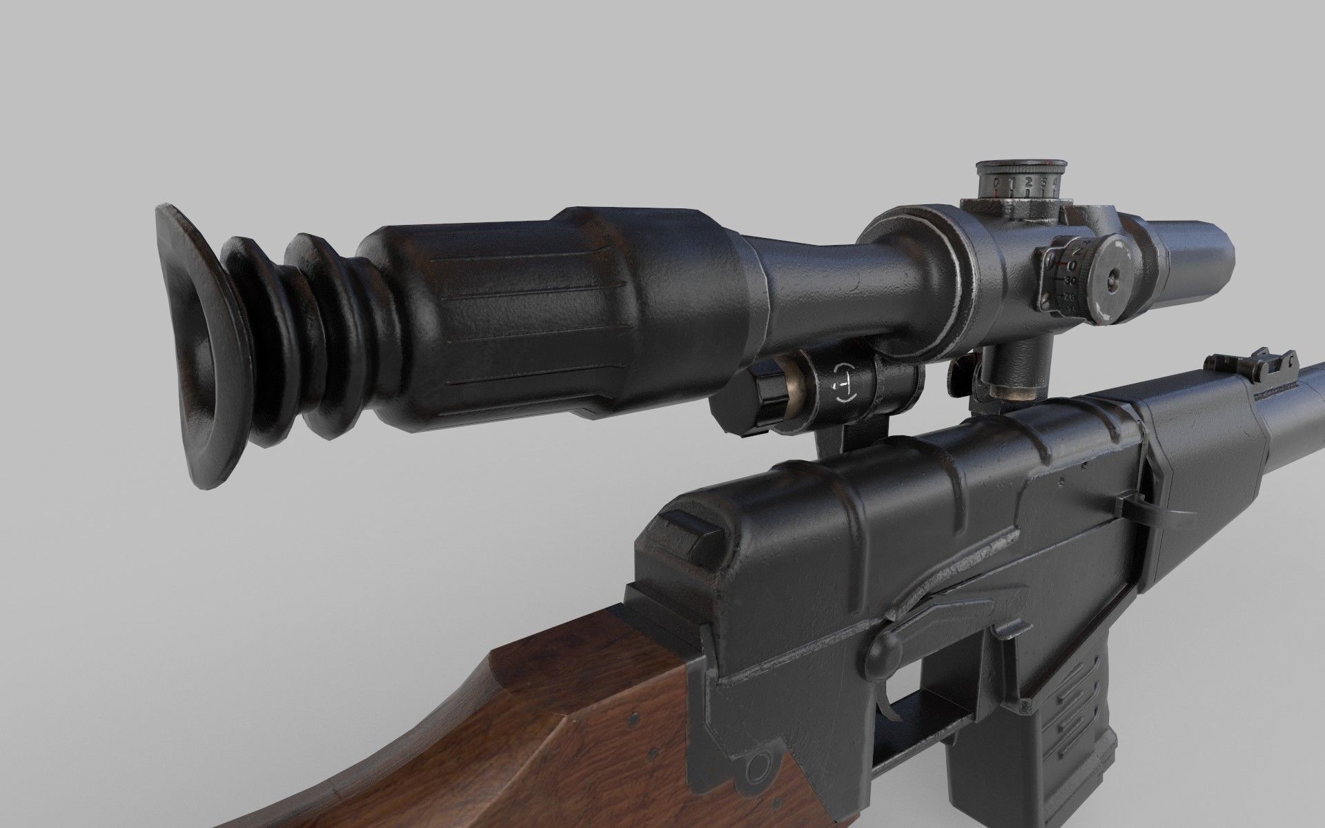 3D model VSS Vintorez Rifle VR / AR / low-poly | CGTrader
