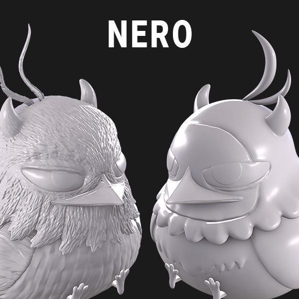 Nero -3D PRINT - Black Clover 2 Figures FREE free 3D model 3D printable ...