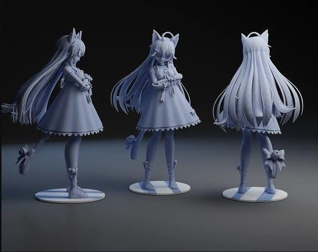 Setaria Vindis Flower Knight Girl 3D model 3D printable | CGTrader