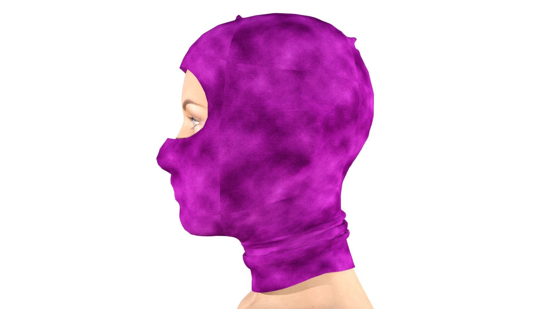 Purple Balaclava free 3D model | CGTrader