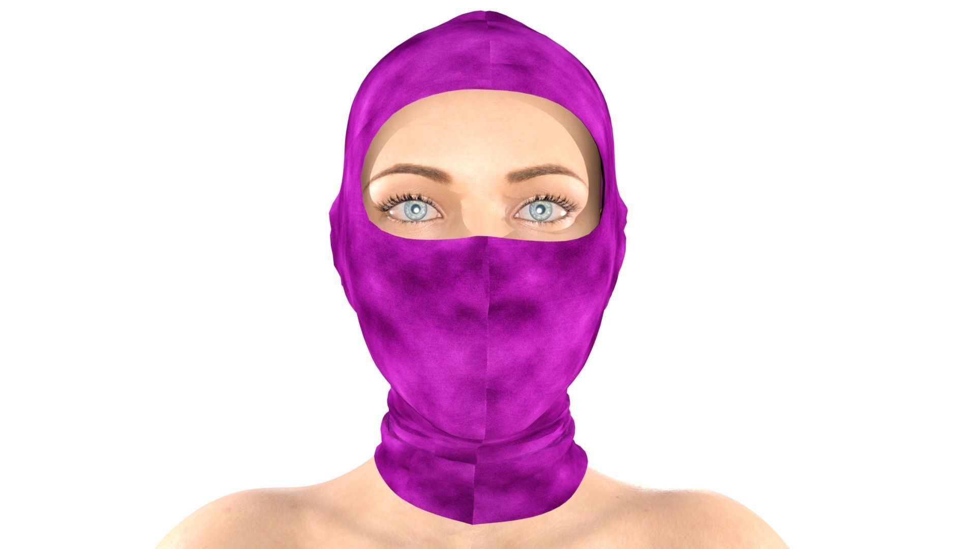 Purple Balaclava free 3D model | CGTrader