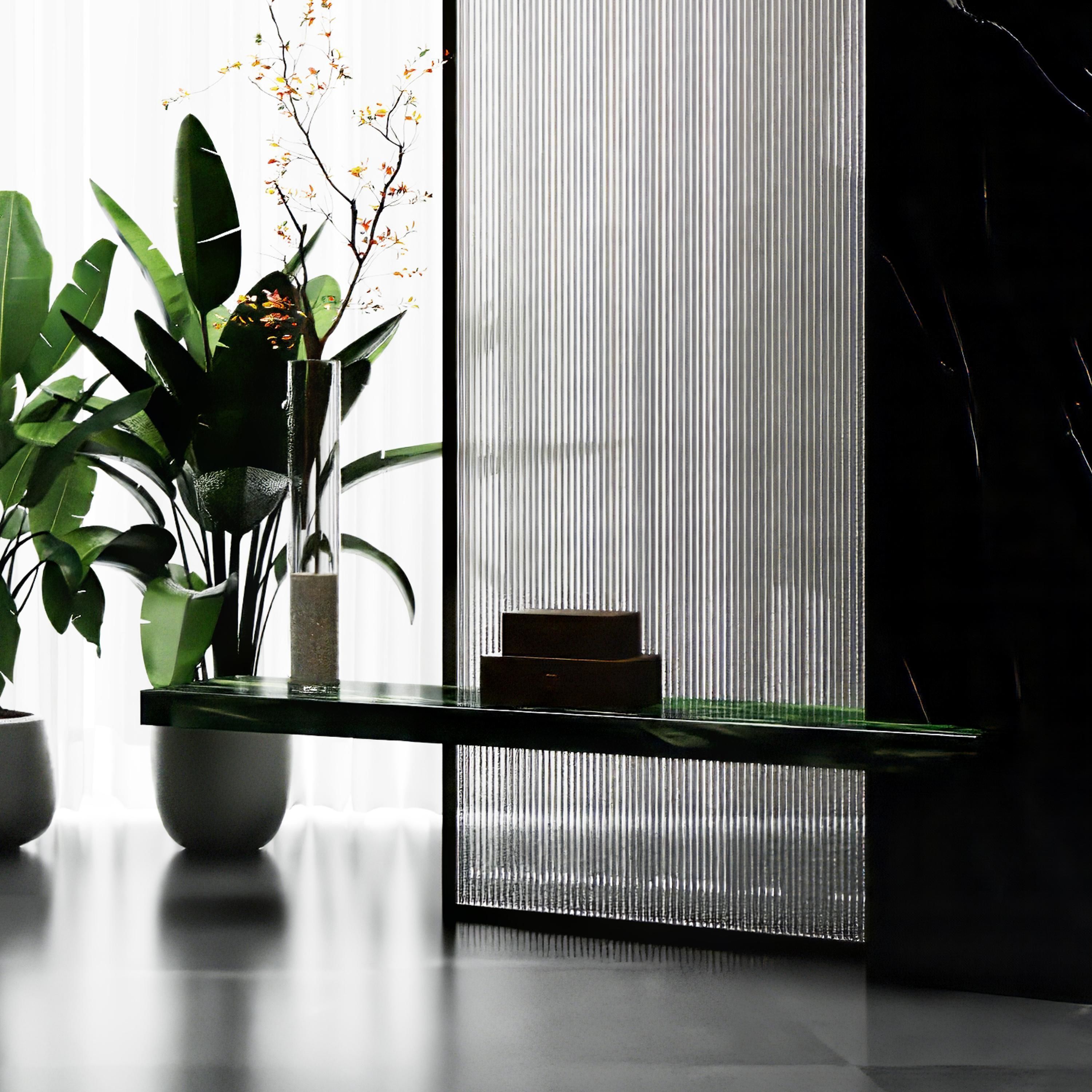 glass in combination partition of 3D model | CGTrader