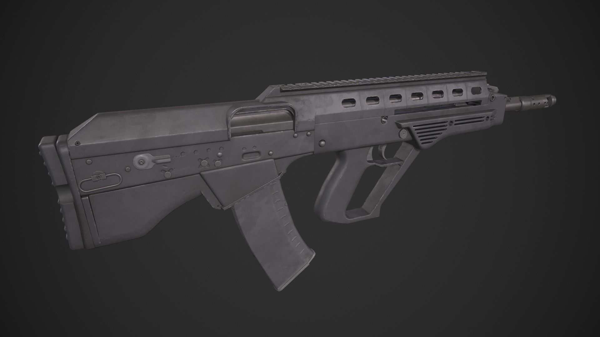 3D model Malyuk Vulcan Rifle VR / AR / low-poly | CGTrader