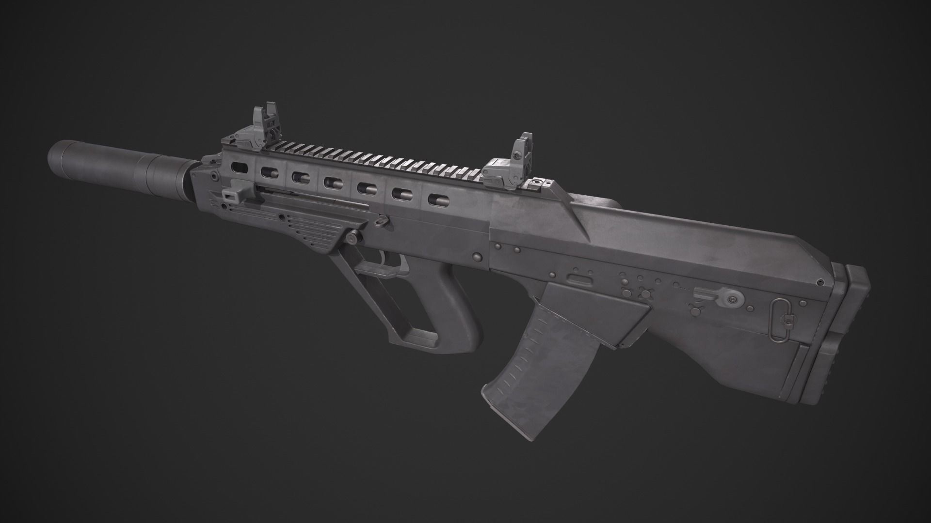 3D model Malyuk Vulcan Rifle VR / AR / low-poly | CGTrader