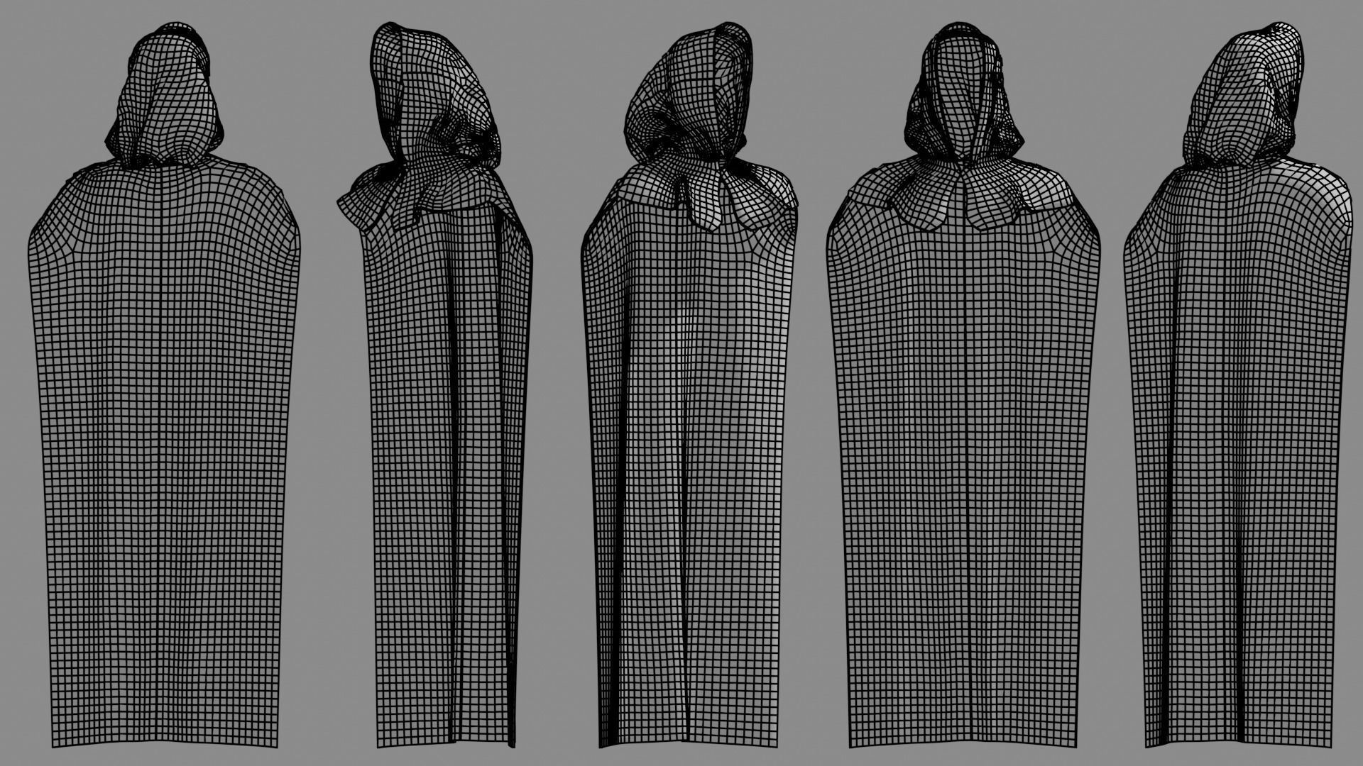 3D model hood cloak VR / AR / low-poly | CGTrader