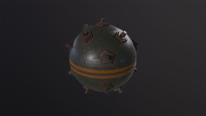 3D model Naval Mine 3D Model VR / AR / low-poly | CGTrader