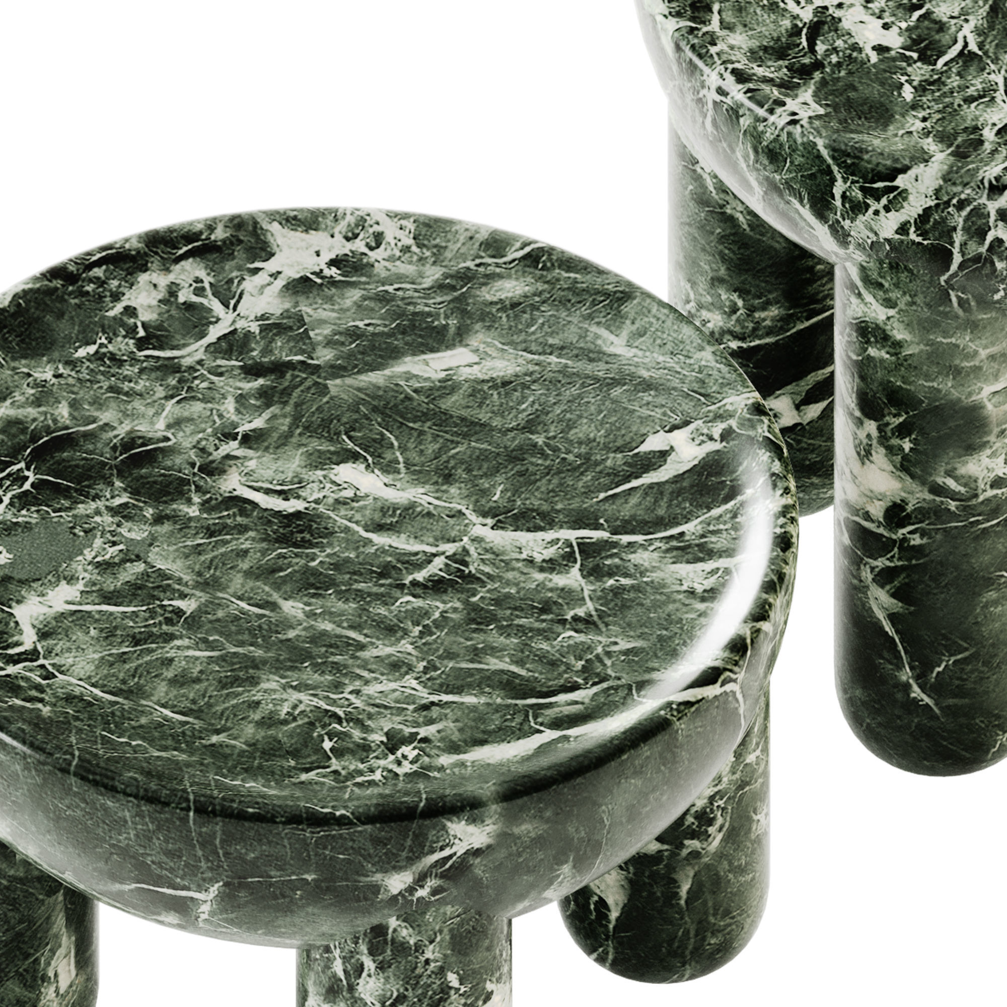 NOOM FREYJA LIMITED EDITION Round marble coffee table set 3D model ...