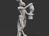 Rabbit Mage - 3D Printable TTRPG - PRESUPPORTED - 32mm Scale 3D model ...