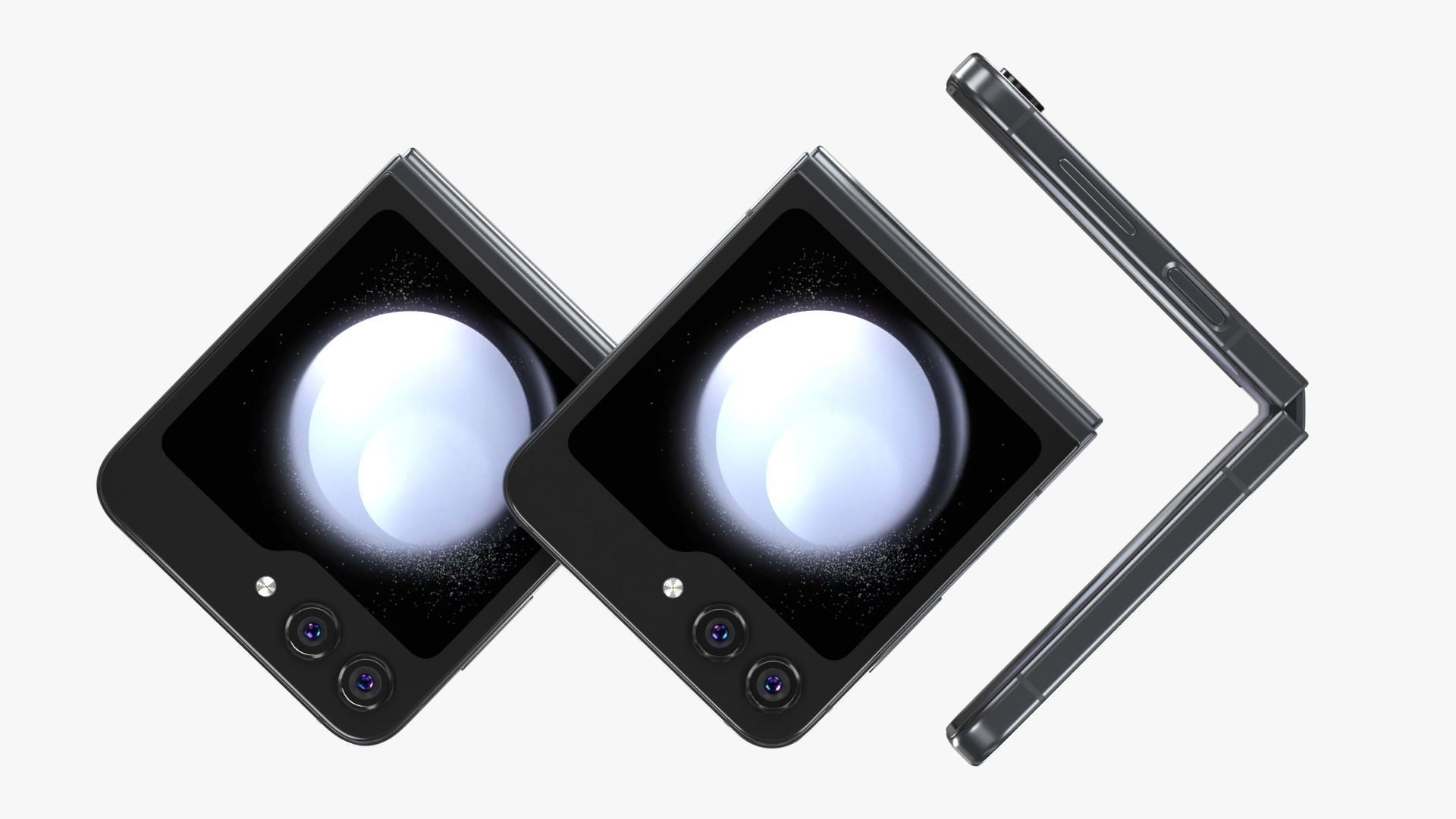 3D model Samsung Galaxy Z Flip 5 Graphite VR / AR / low-poly | CGTrader