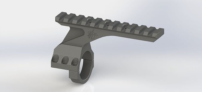 KAC Knights Armament Viper 3D model | CGTrader