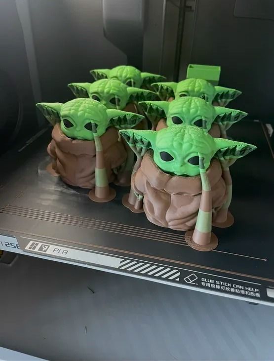 Baby Yoda Bambu Lab X1 3D model 3D printable | CGTrader