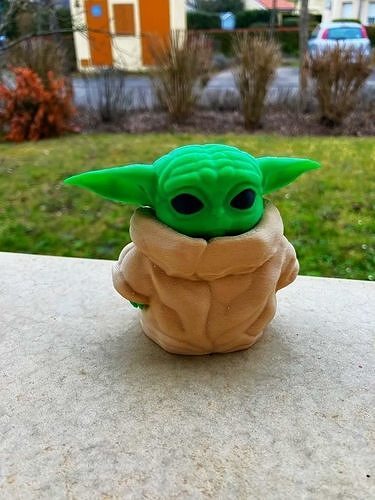 Baby Yoda Bambu Lab X1 3D model 3D printable | CGTrader