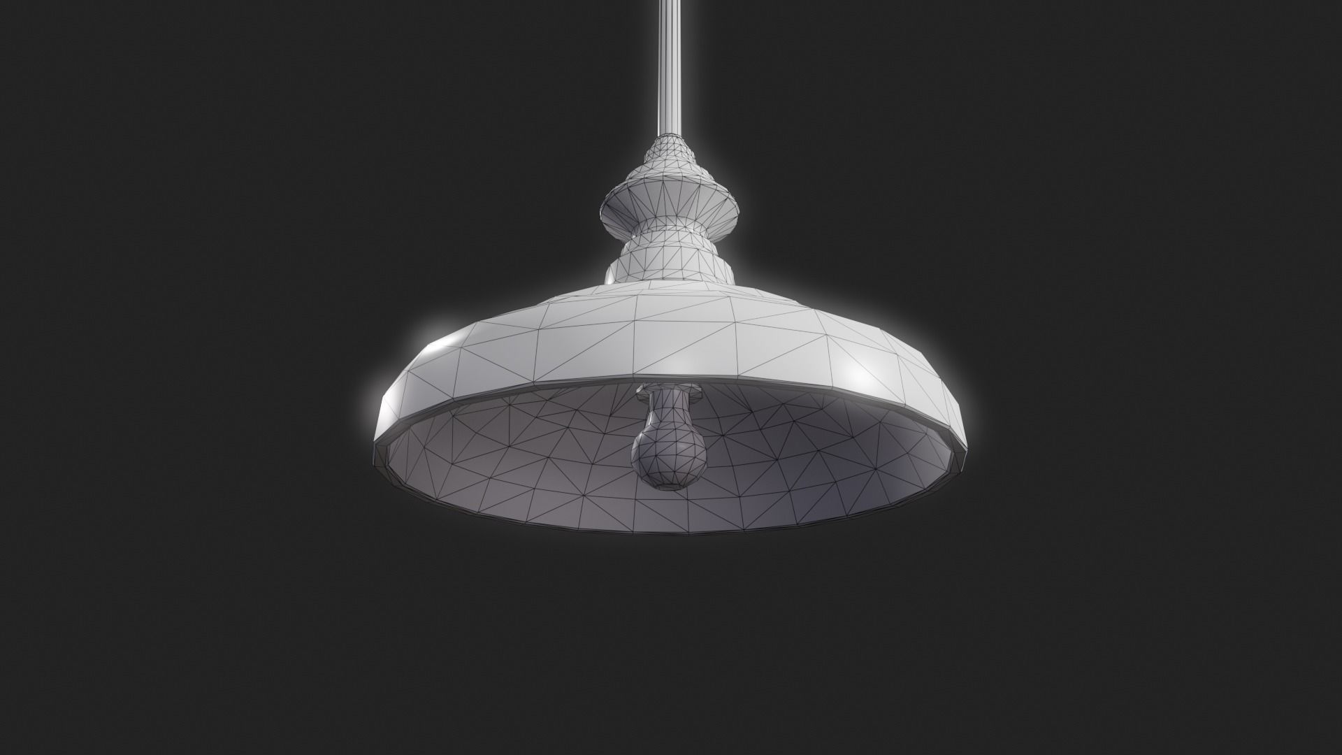Vintage Ceiling Light free VR / AR / low-poly 3D model | CGTrader