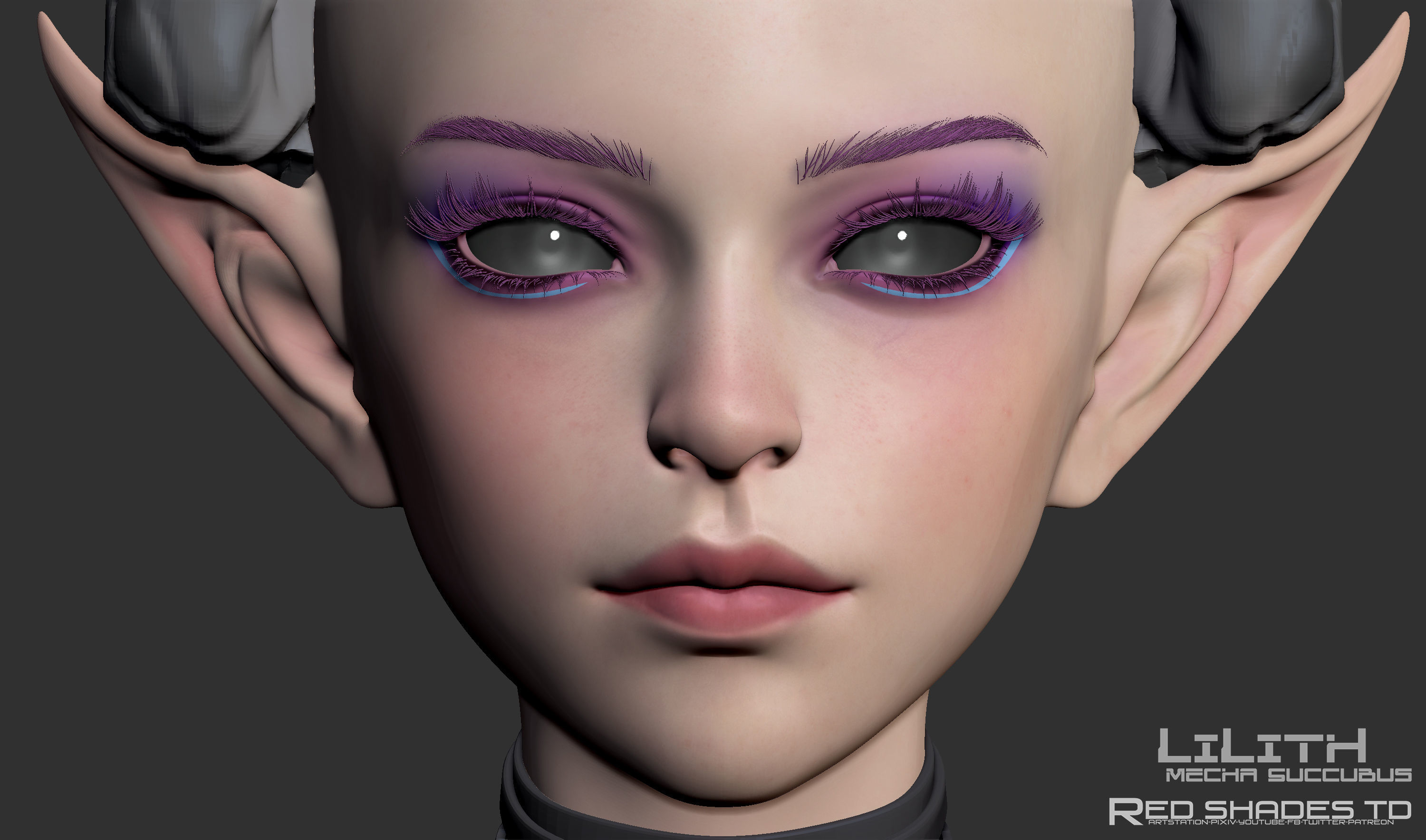 Lilith - Mecha Succubus Human Form Project Files 3D model rigged | CGTrader