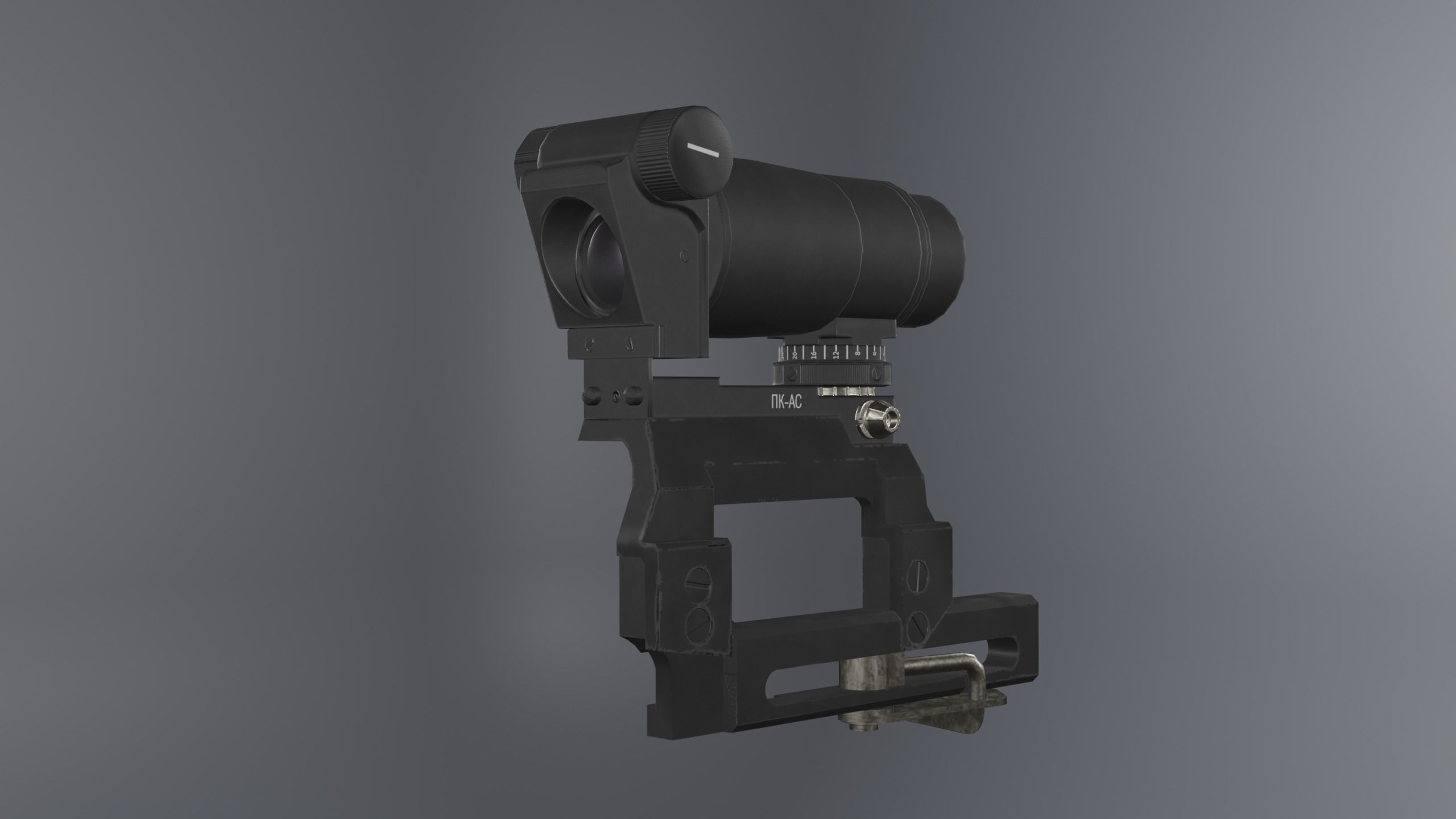 3D model PK-AS Russian Optic VR / AR / low-poly | CGTrader