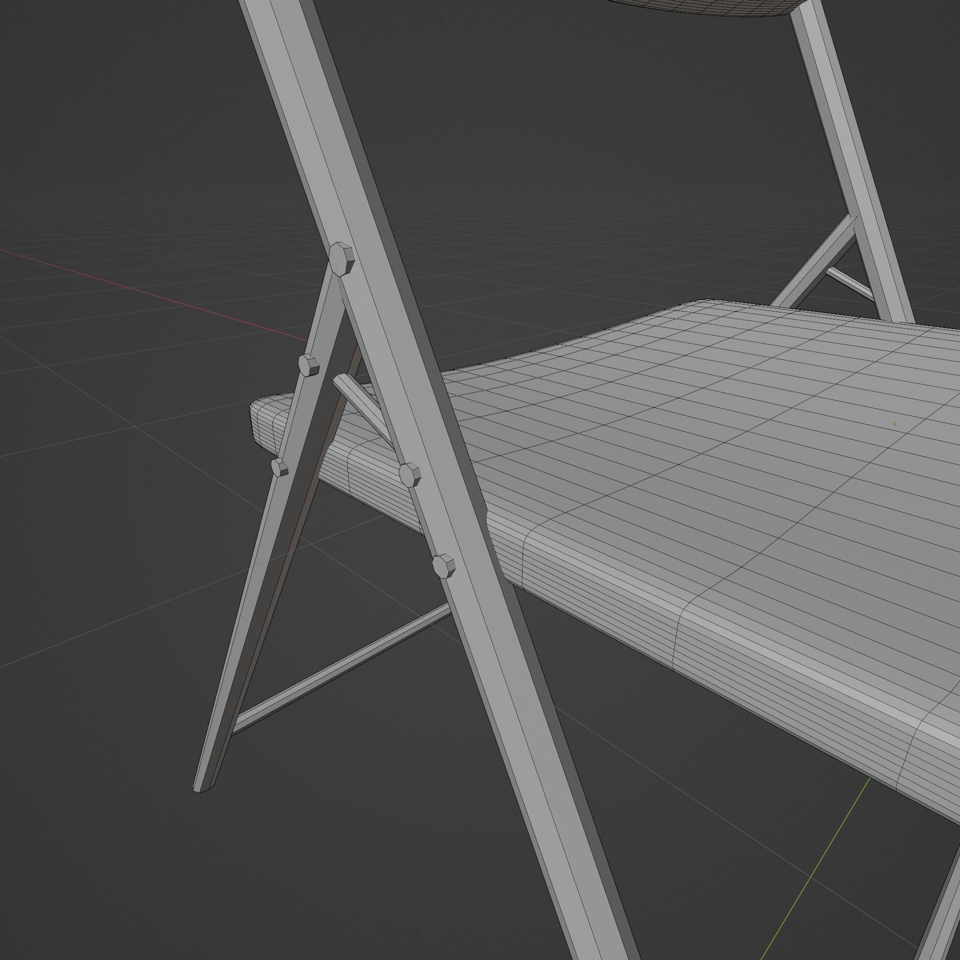 3D model Folding Chair Realistic Plastic VR / AR / low-poly | CGTrader