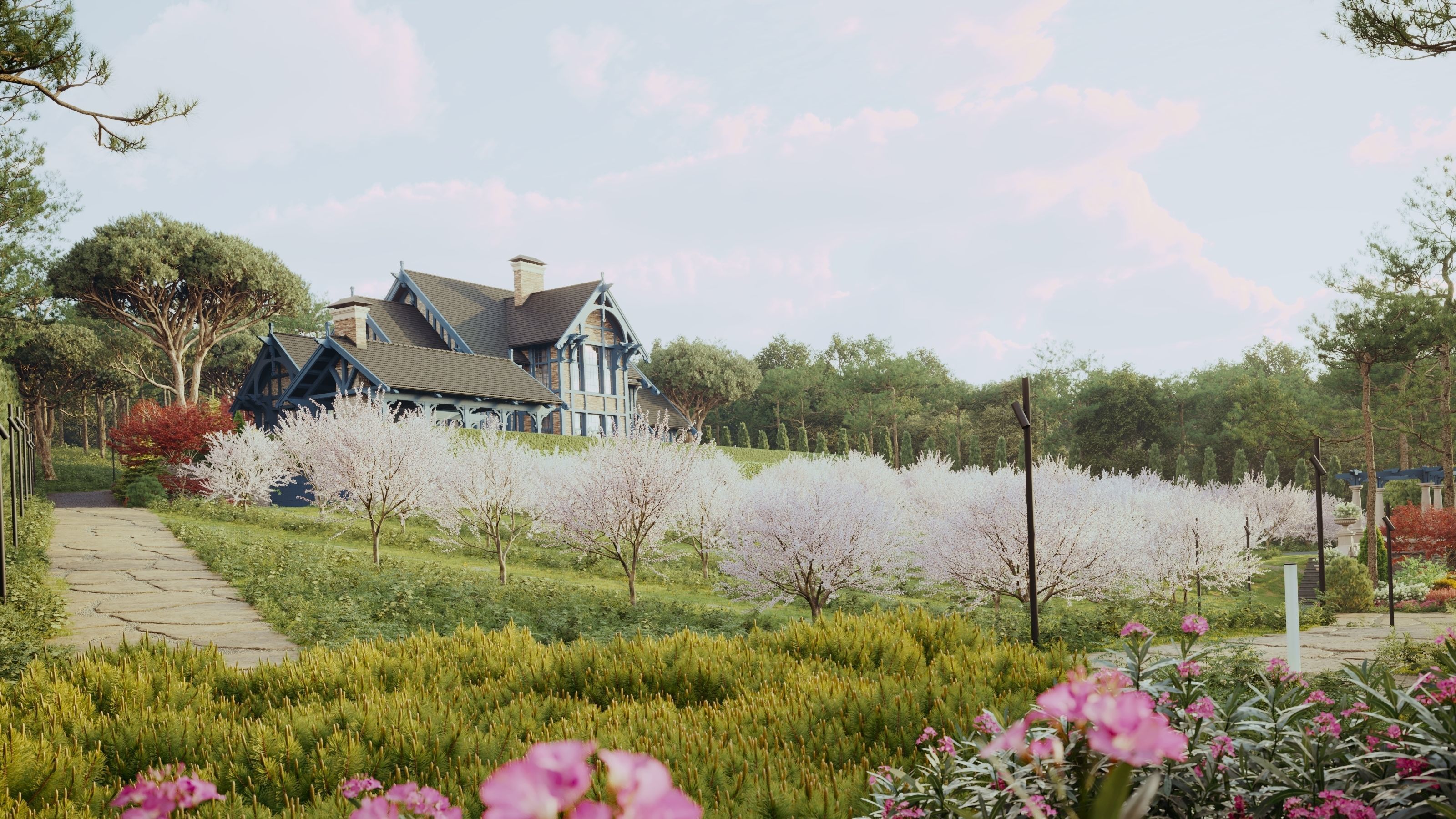 Exterior scene 3D model | CGTrader