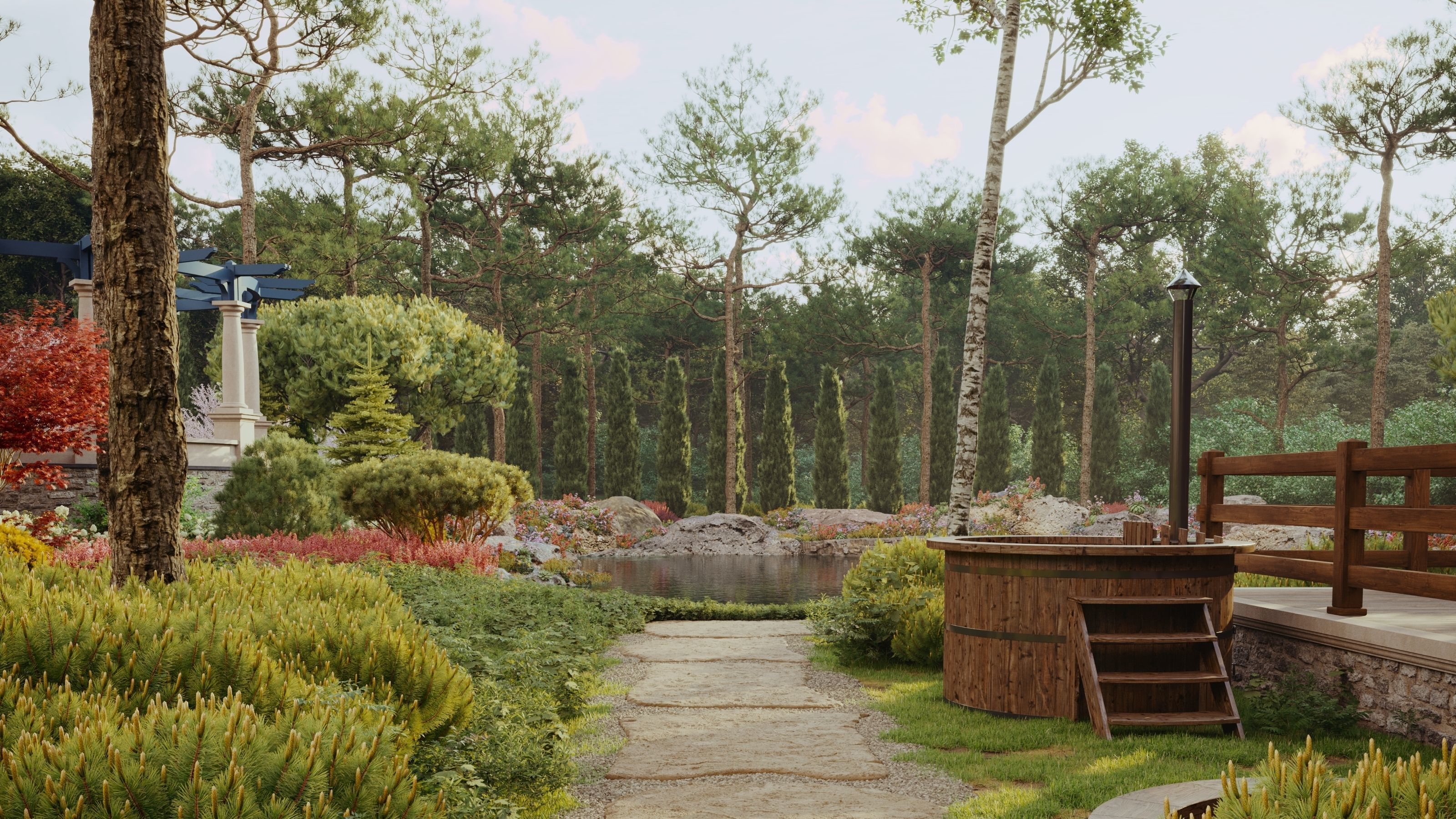 Exterior scene 3D model | CGTrader