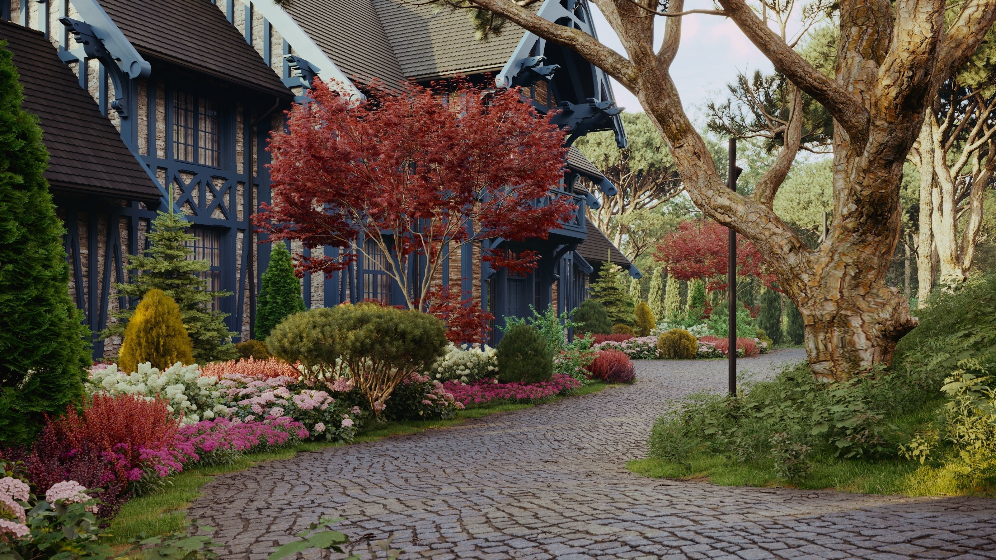 Exterior scene 3D model | CGTrader