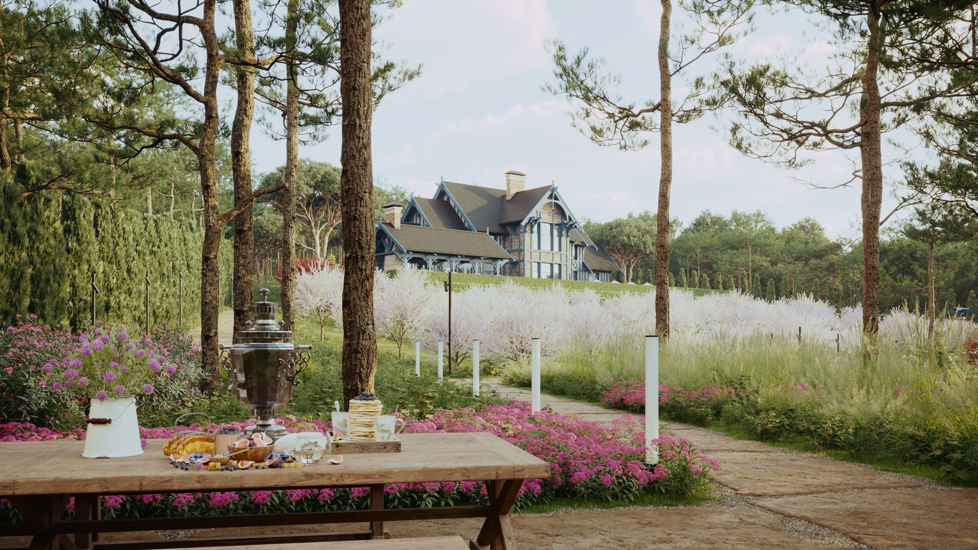 Exterior scene 3D model | CGTrader