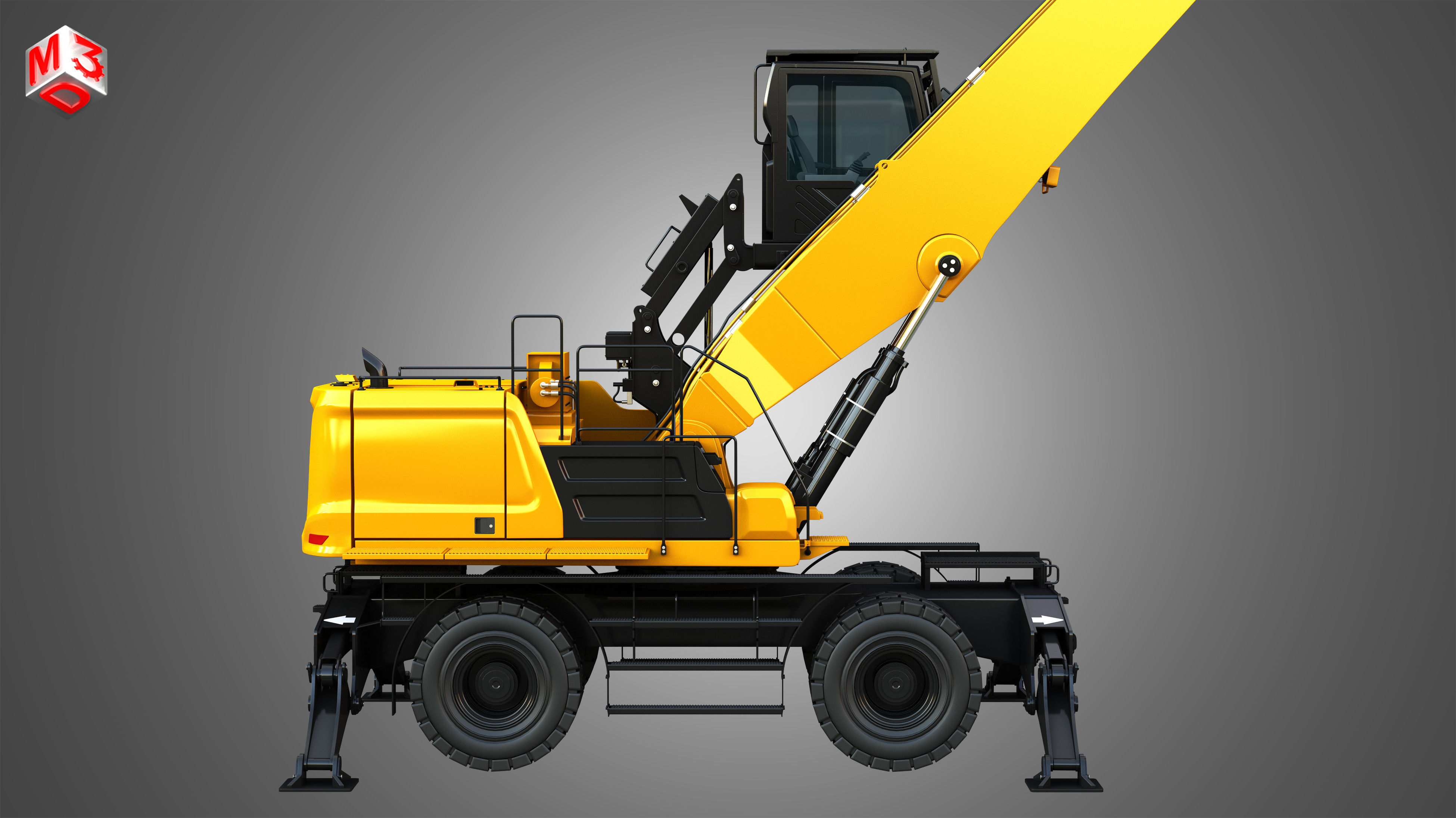 MH3050 - Wheel Material Handler 3D model | CGTrader