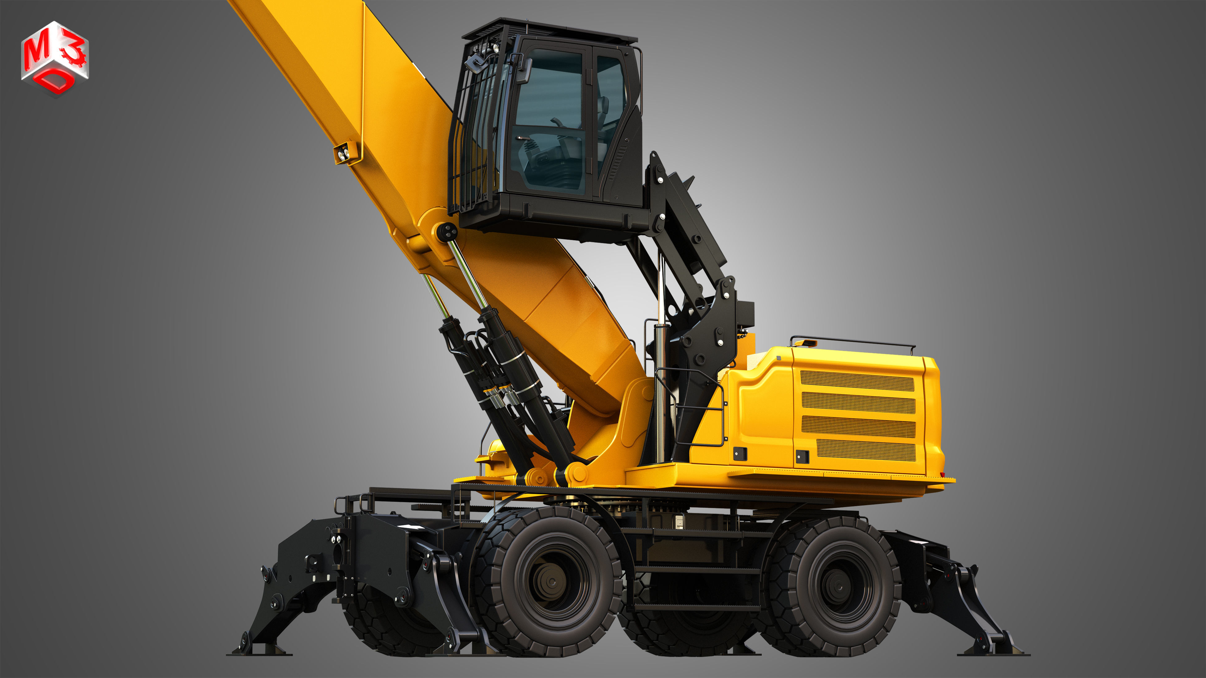 MH3050 - Wheel Material Handler 3D model | CGTrader