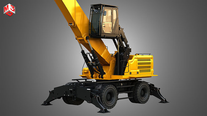 MH3050 - Wheel Material Handler 3D model | CGTrader