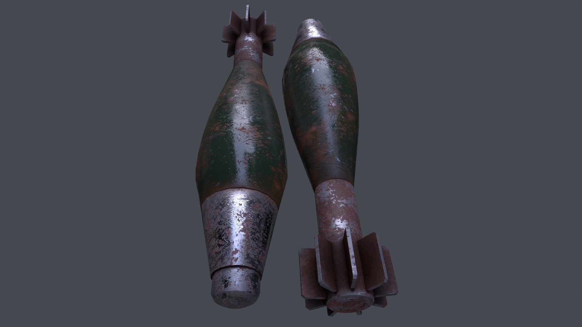 Mortar Projectile 60mm 3D model | CGTrader
