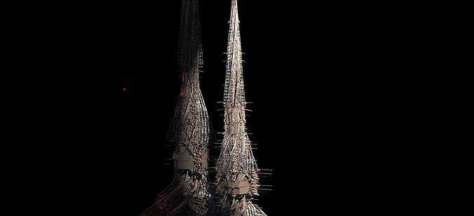 London Modern Art shard Tower 3 3D model | CGTrader
