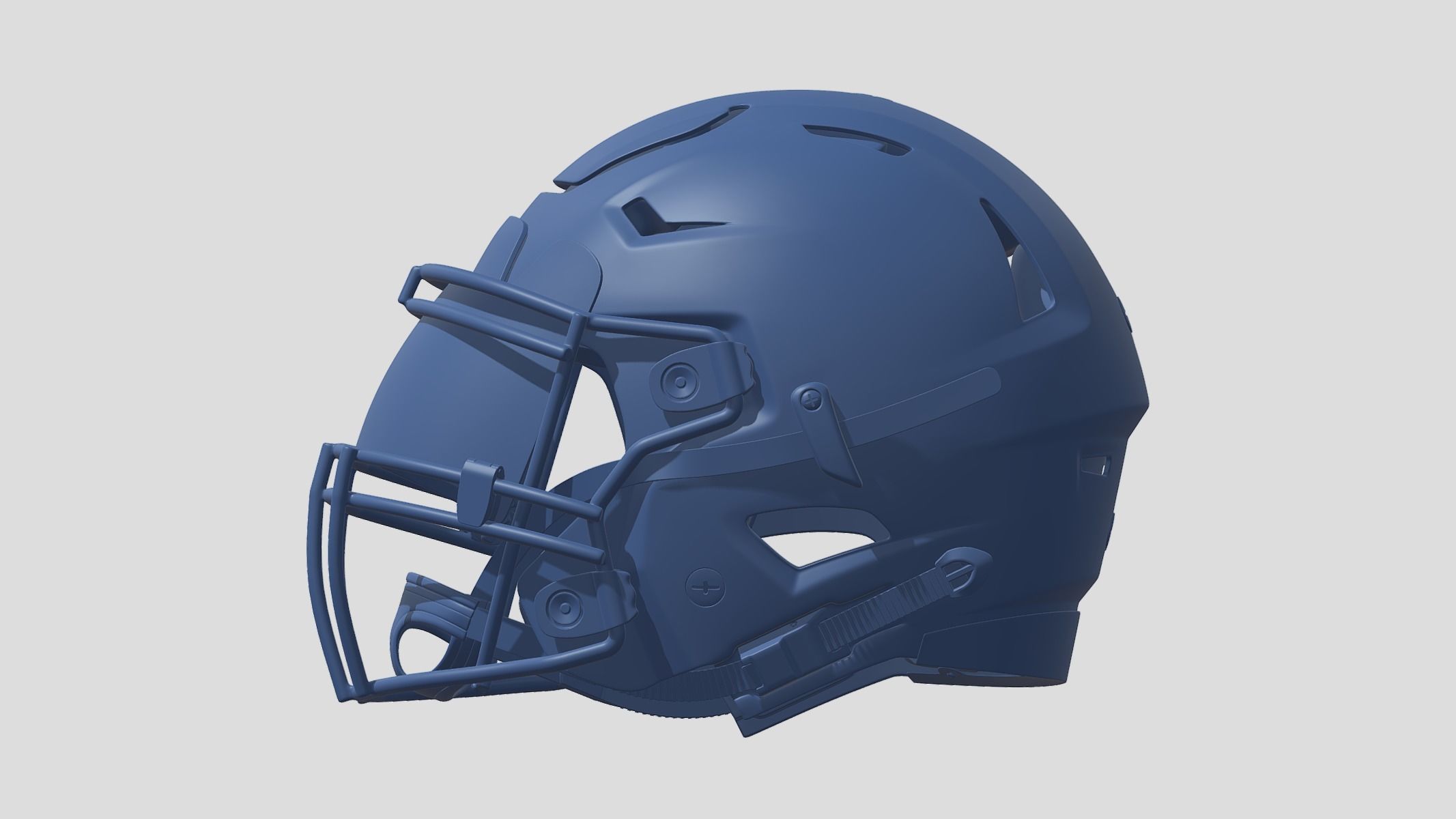 Football Helmet 3D model 3D printable | CGTrader