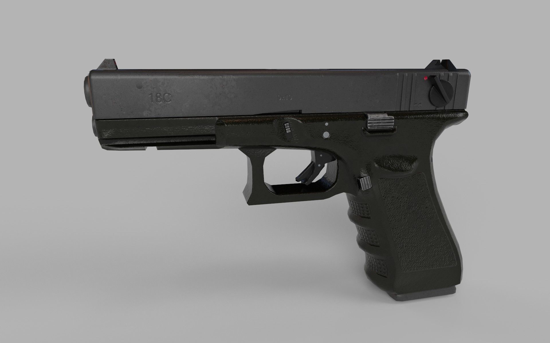 3D model Glock 18C Gun VR / AR / low-poly | CGTrader